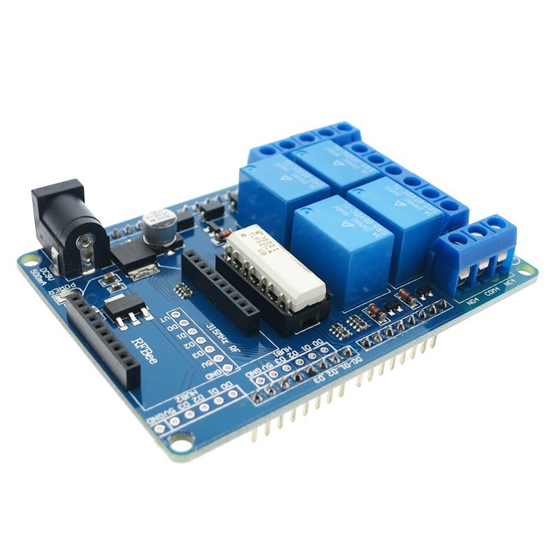 4 Channel DC 5V Relay Module Extension Board with Optocoupler ...