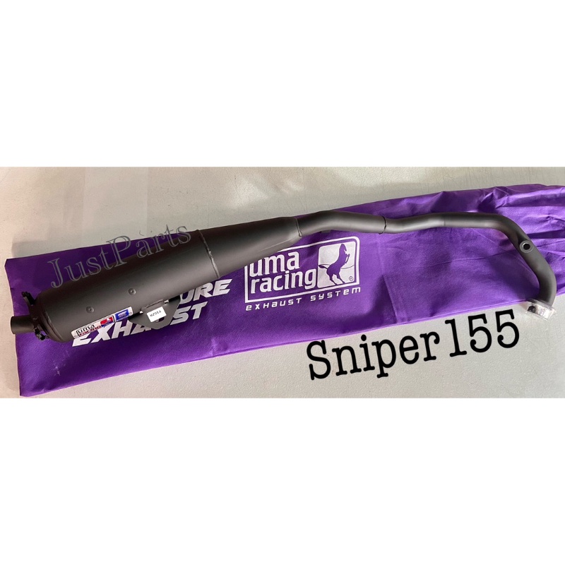 UMA PIPE BACK PRESSURE MUFFLER EXHAUST PIPE V2 SNIPER KING 150 / 155 ...