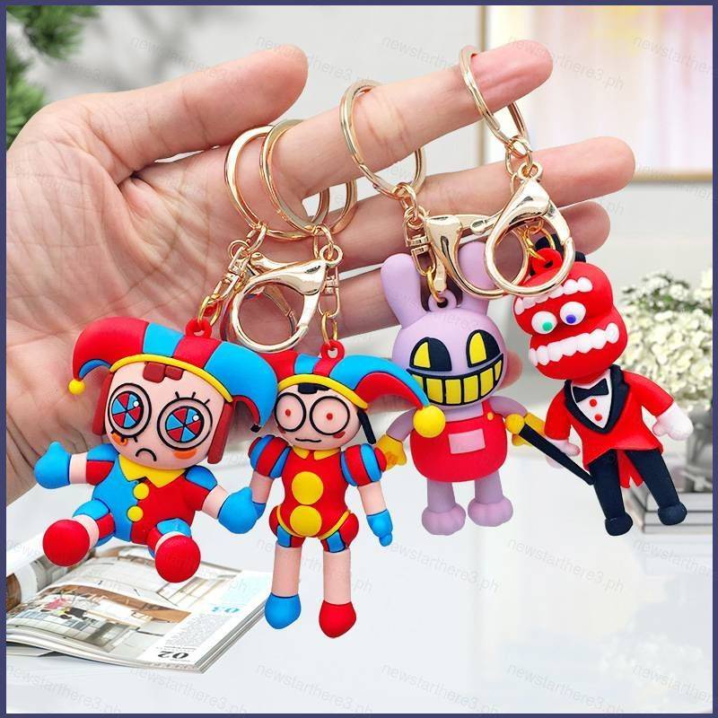 YE The Amazing Digital Circus Figure Dolls Keychain Gift For Kids ...