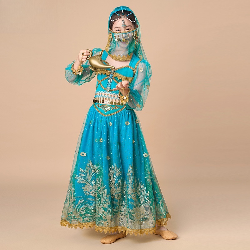 Children's Indian Dance Children's Day Performance Costume Girls Belly ...