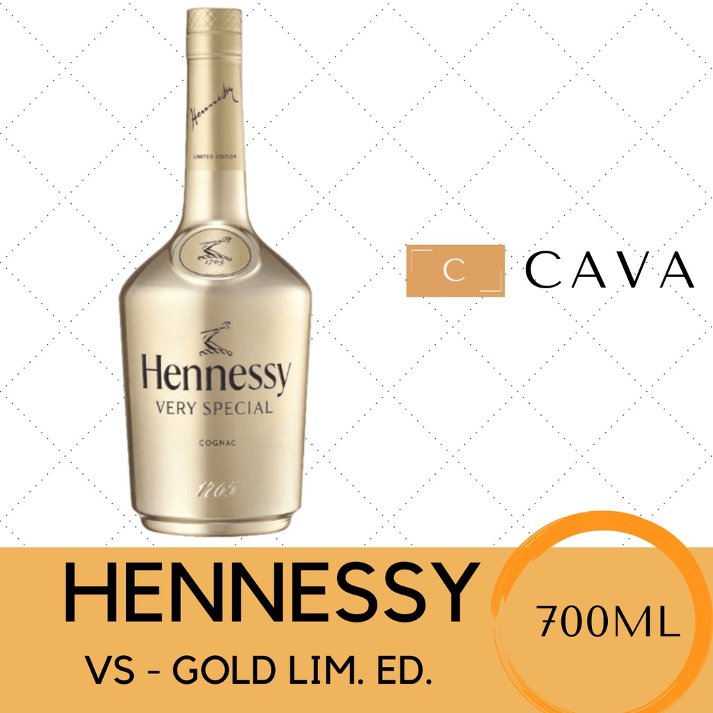 Hennessy VS Gold Limited Edition Bottle (no box) 700ml | Shopee Philippines