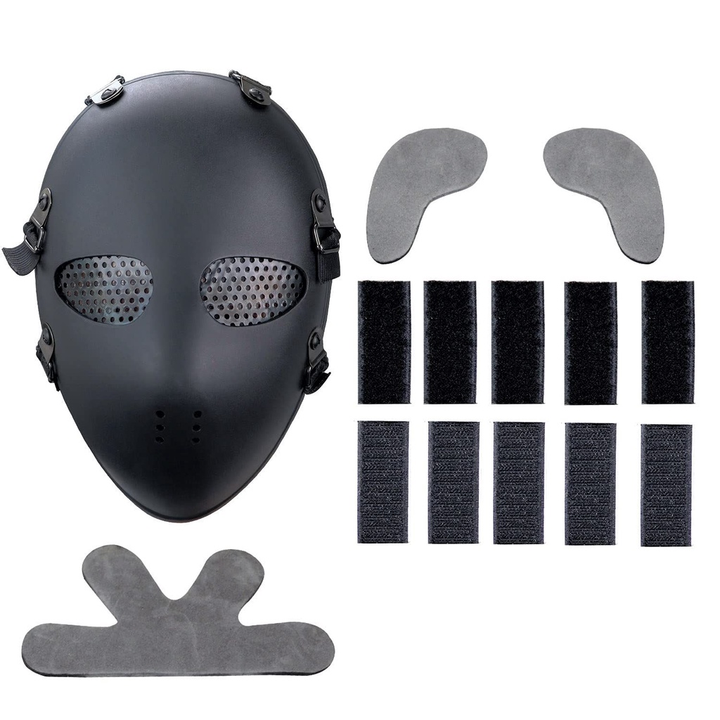 Killer Cosplay Tactical Full Face Mask with Mesh Eye Protection for CS ...