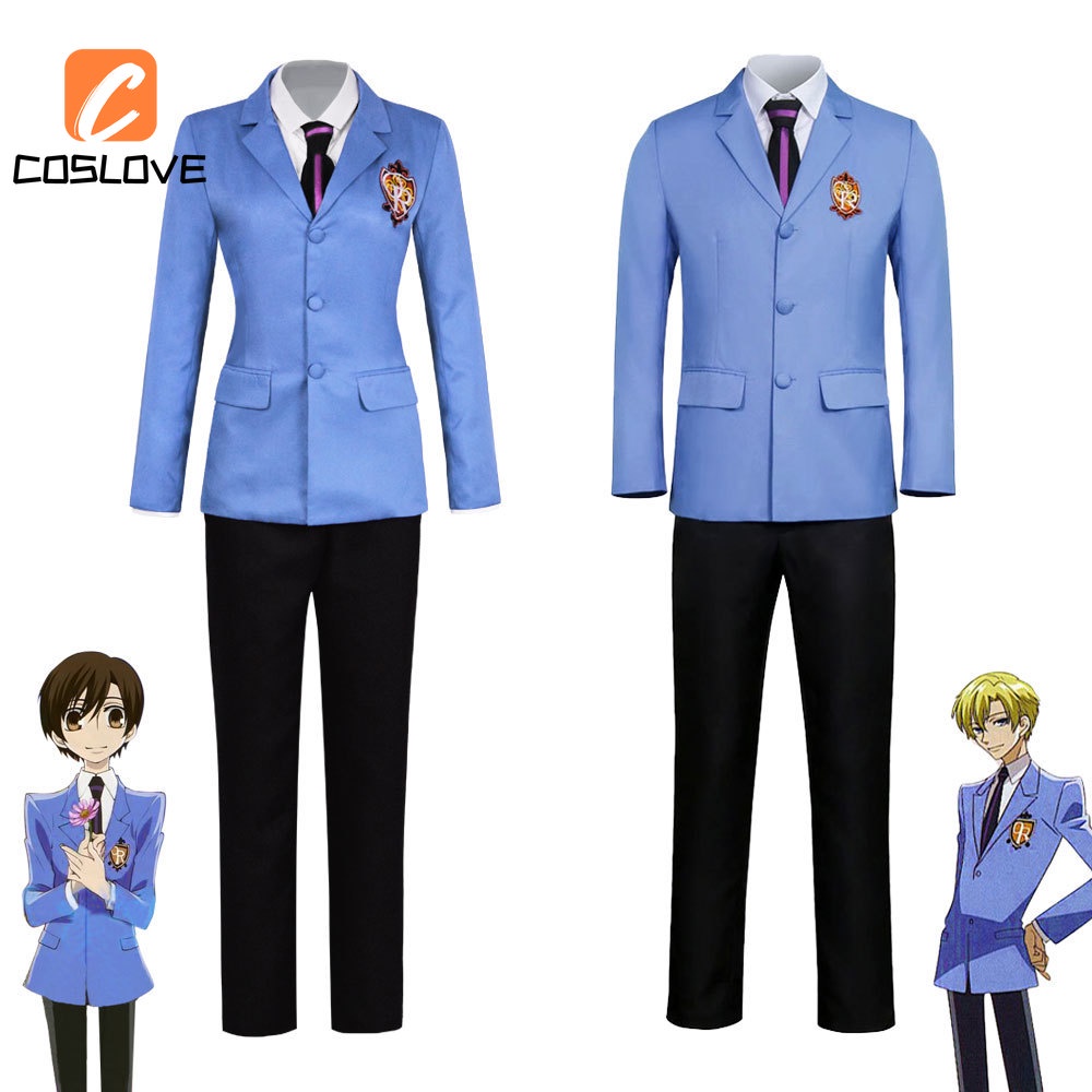 Anime Ouran High School Host Club Cosplay Full Set Costume School ...