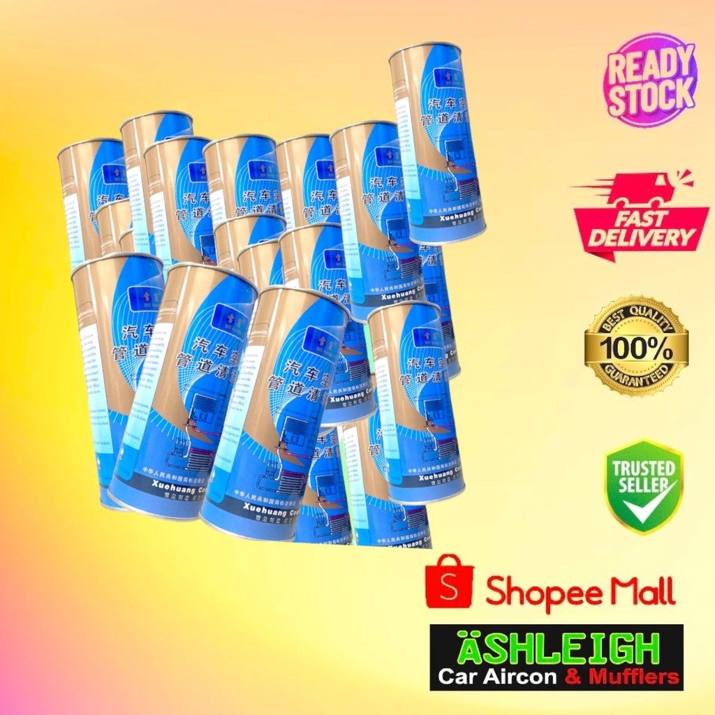 Ashleigh 141b Flushing Can 24pcs (1box) Car aircon System Cleanser ...