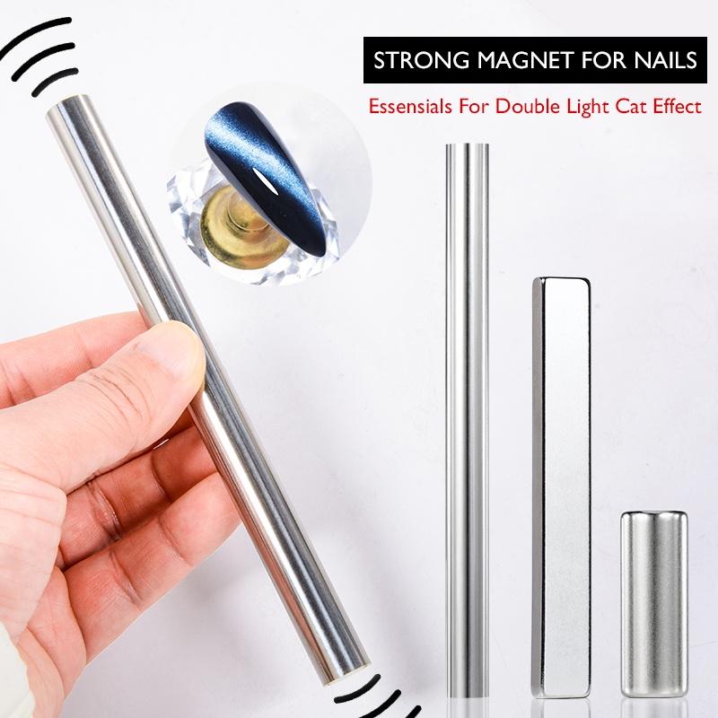 MTSSII Double Ended Magnet Pen Magnetic 3D Cat Eye Flower Nail Stick ...