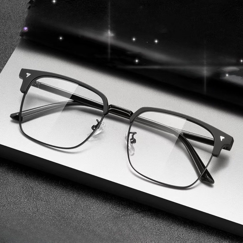 Korean Version Anti Radiation Glasses for Women Men Square Frame Tide ...