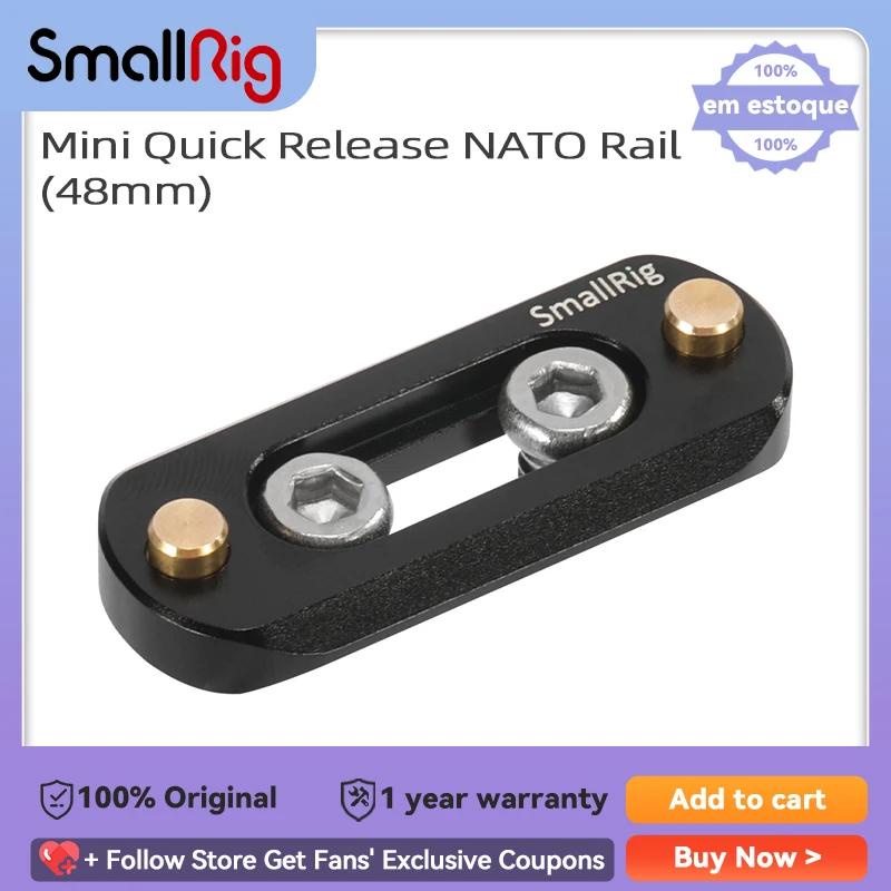 SmallRig DSLR Camera Rig Mini Quick Release NATO Rail (48mm) For Nato ...