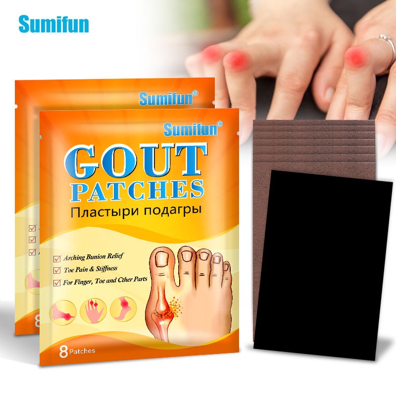 Gout Treatment Patch Finger Toe Bunion Pain Relief Medical Plaster Foot ...