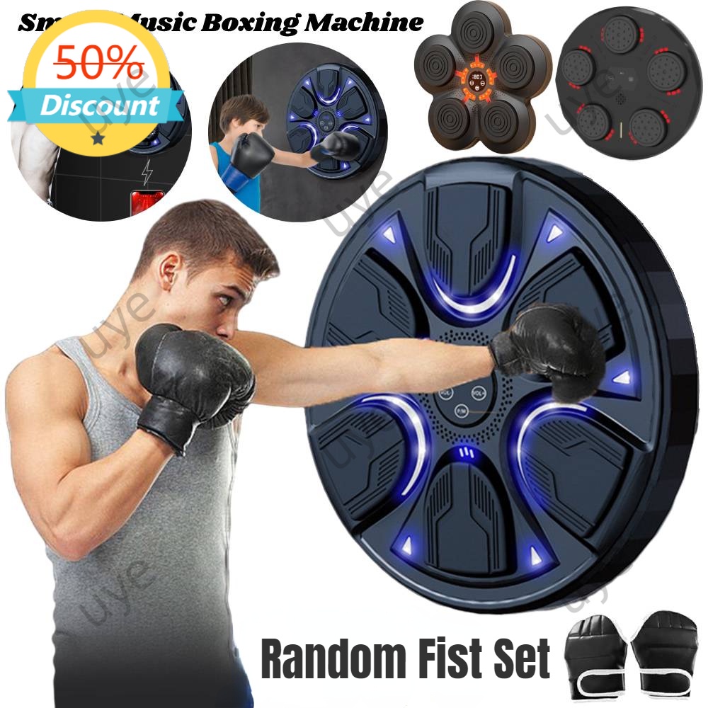 Smart Music Boxing Machine Wall Target LED Lighted Sandbag Relaxing ...