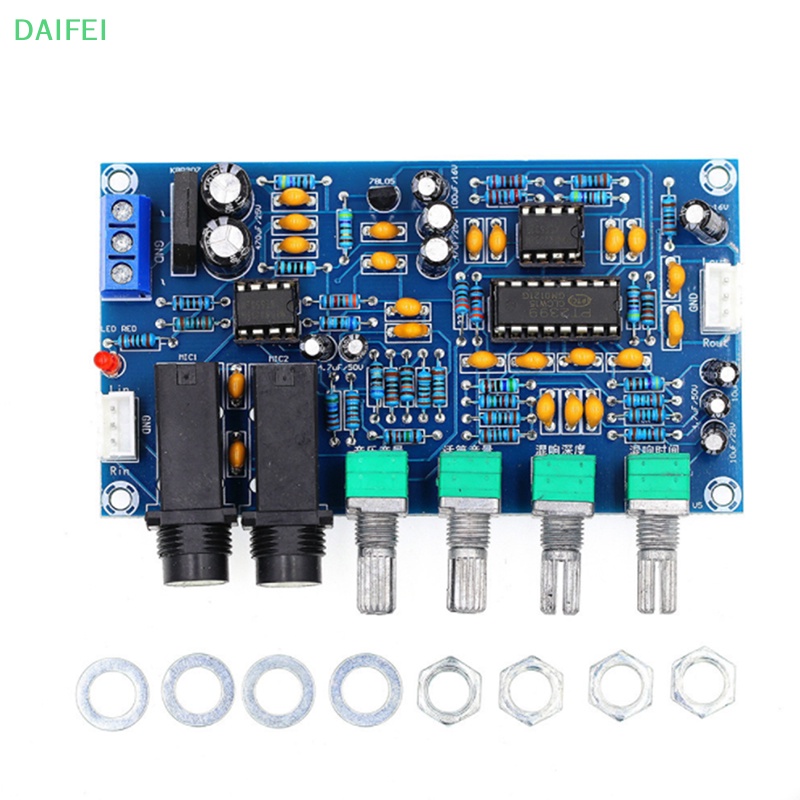 【DAIF】 PT2399 Dual AC12V Digital Microphone Amplifier Board Karaoke ...