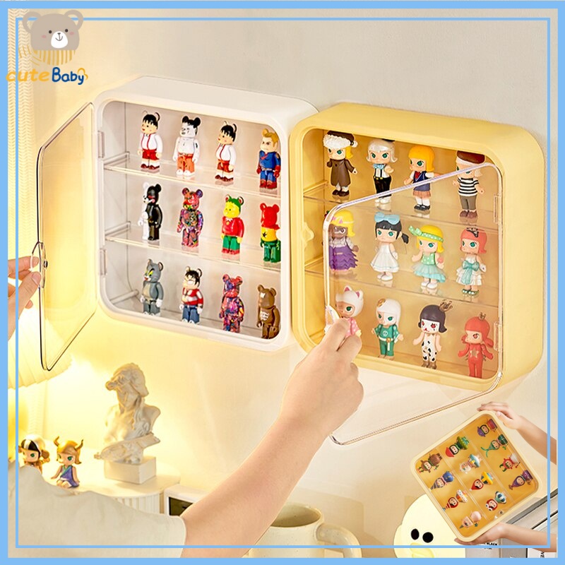 Acrylic Toy Display Blind Box Wall-mounted Toy Storage Box Dustproof ...