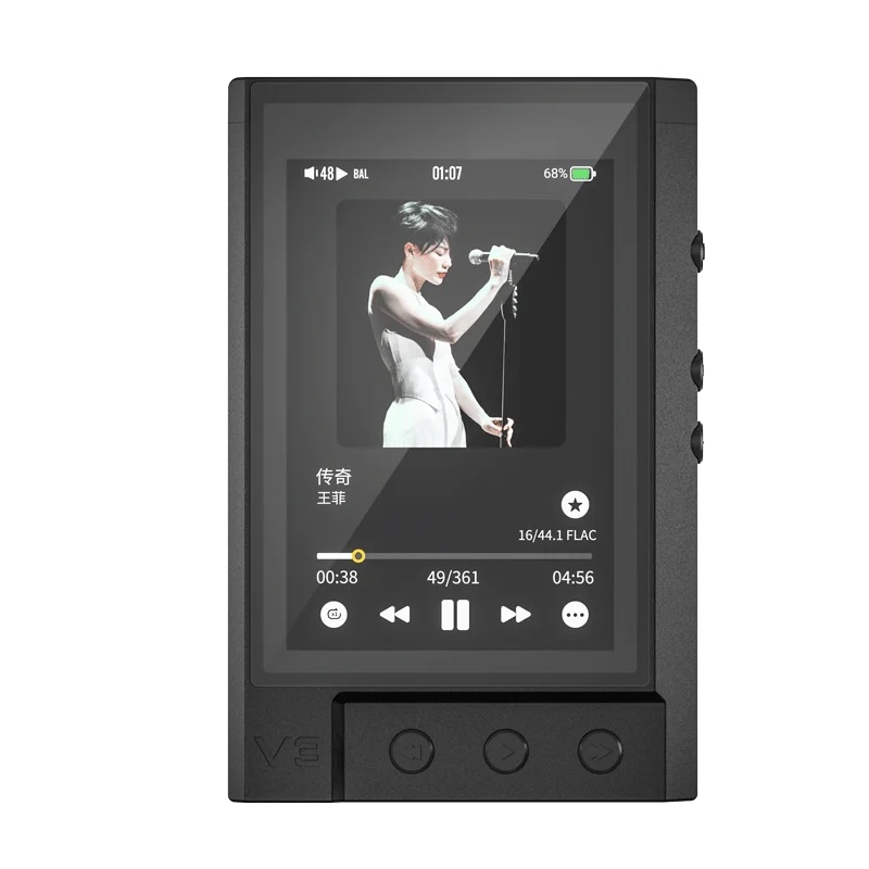 TempoTec V3 HIFI Music Player MP3 Portable DAP 4.4mm&3.5mm Dual DAC ...