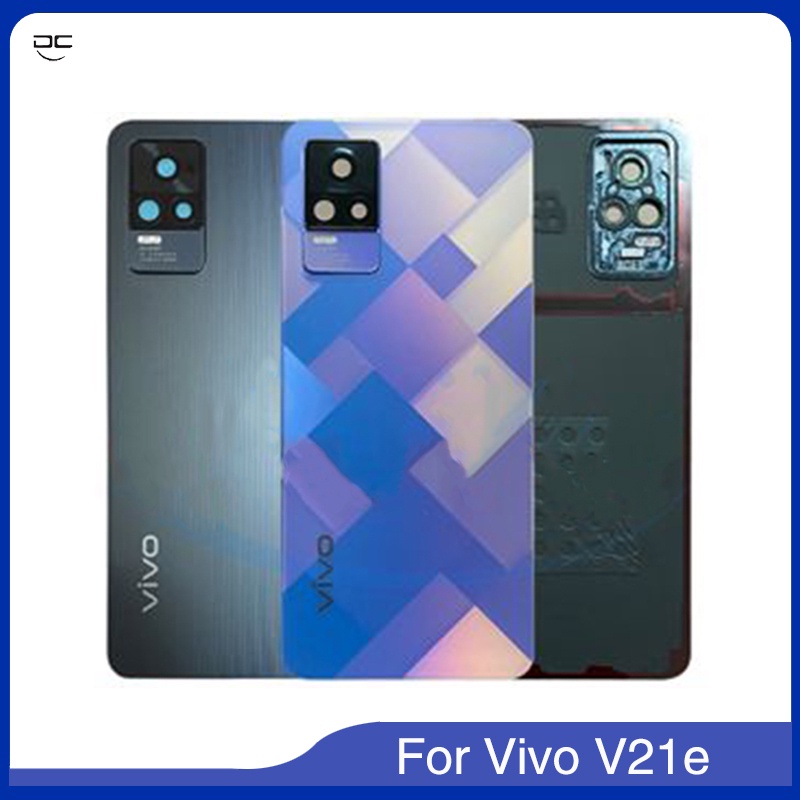 For Vivo V21E V2061 Rear Housing Glass Vivo Y73 V2059 Door Back Battery ...