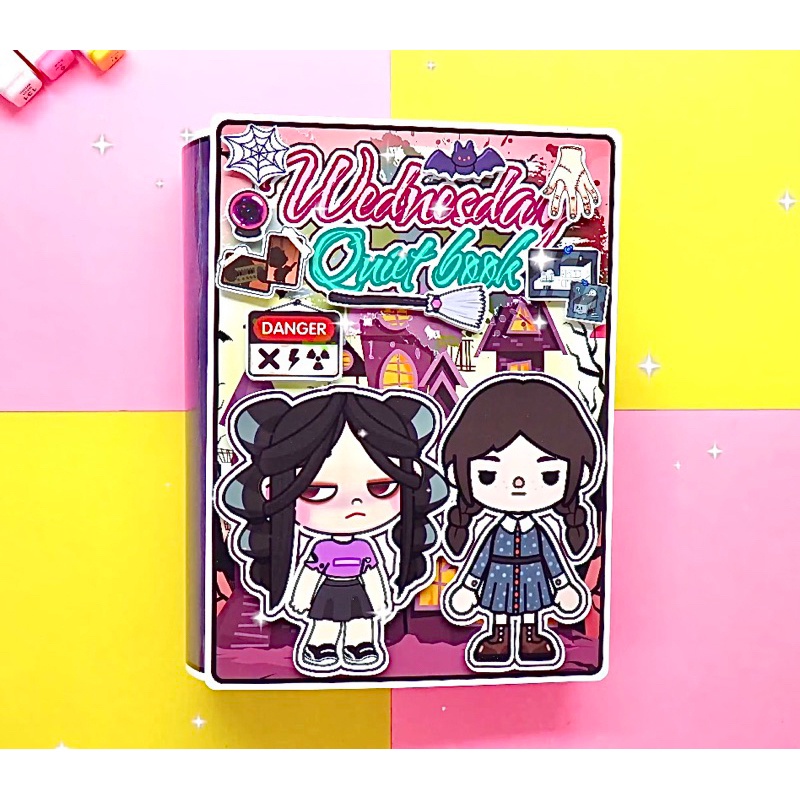Toca Life World Quiet Book Toca Boca Wednesday's House in Avatar paper ...