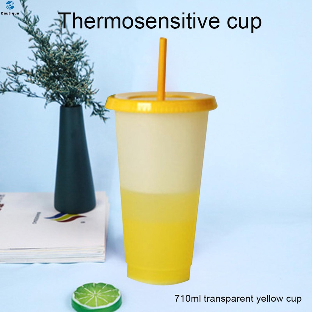Reusable Color Changing Cups Temperature Sensitive Tumblers Drinkware ...