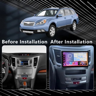 2K QLED Android 12 Car Radio with panel For Subaru Outback 4 Legacy 5 ...