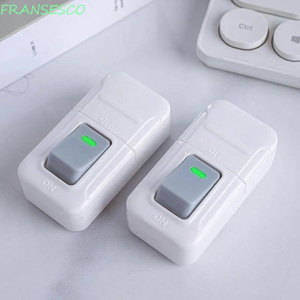 FRANCESCO Push Button Switch, White Convenient Wiring Switch, Inline on ...