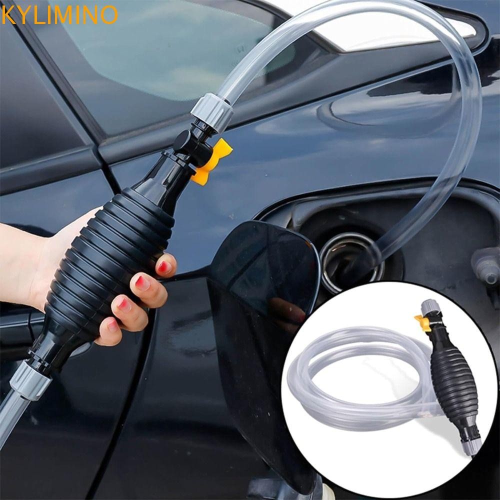 KYLIMINO Hand Gas Oil Pump, Universal Manual Gasoline Siphon Hose Pump ...