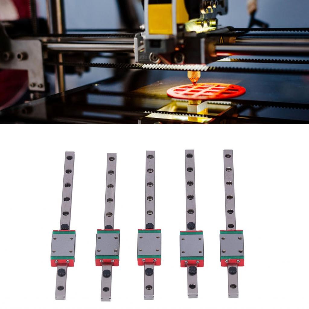 Rrianfo 150mm Slide Rails Wear Resistant Linear Guide Rail Low Noise ...