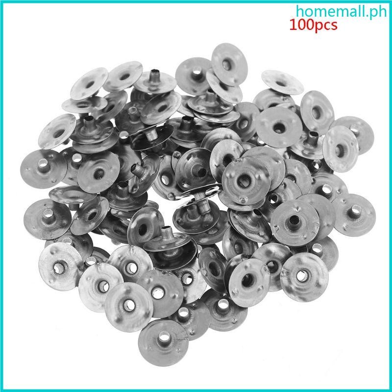HO Set of 100 Metal Wicks Holders Supporter Metal Texture Suitable for ...