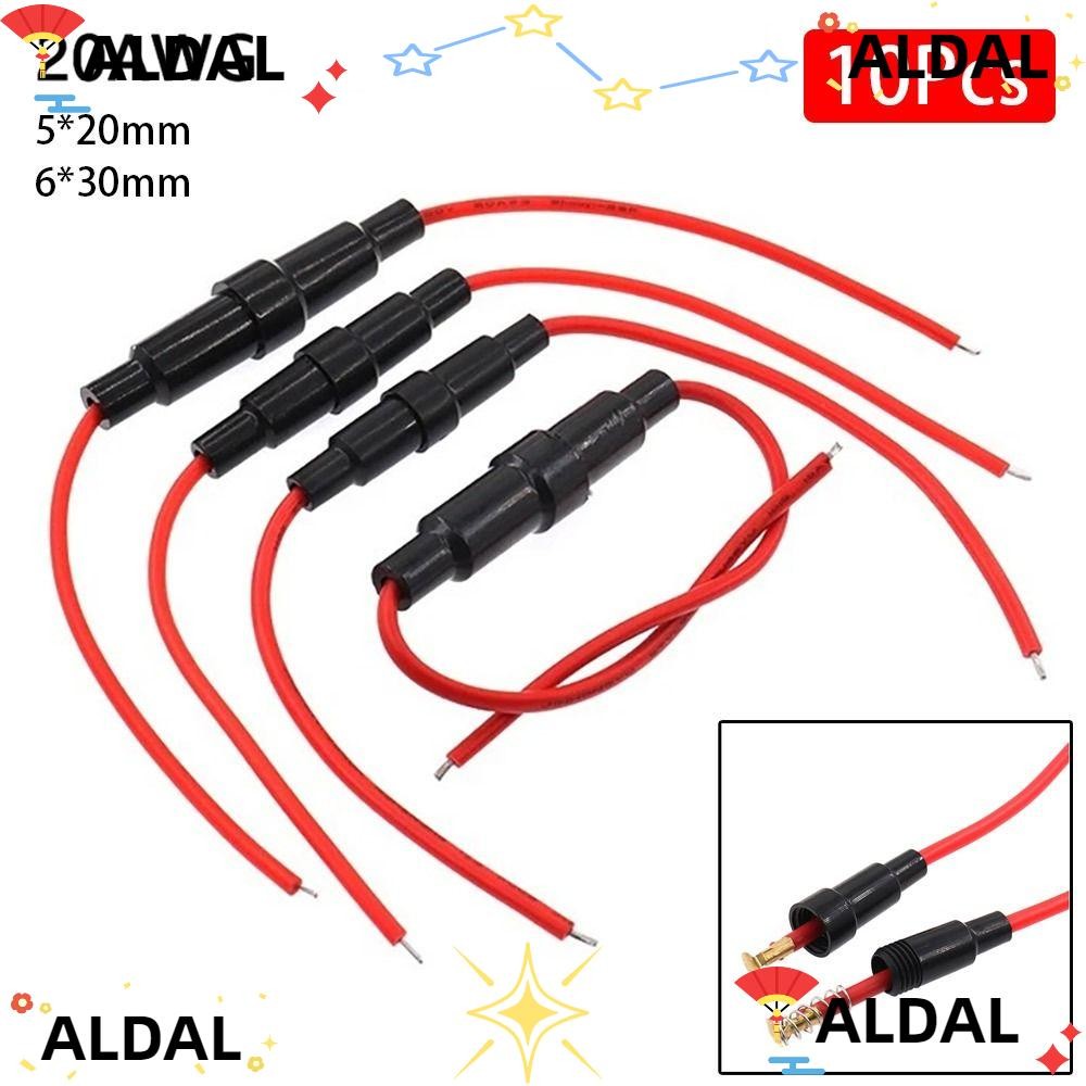 ALDAL 1/10Pcs Fuse Casing, Screw Type 5X20mm 250V Glass Fuse Holder, 5 ...