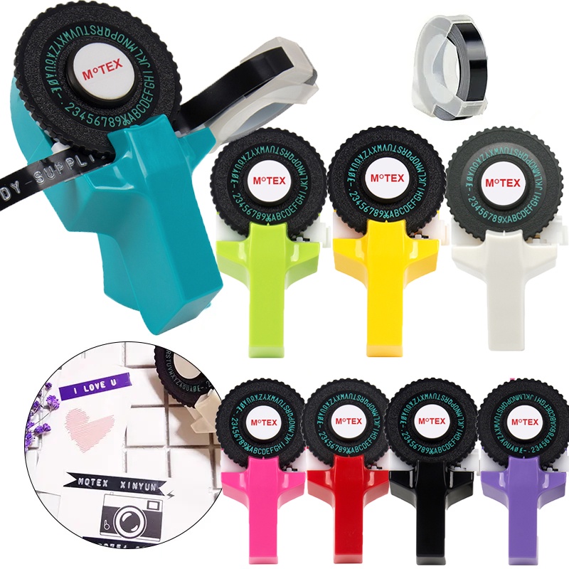 Labeling Machine Motex E101 3D Embossing Label Printer Typewriter ...