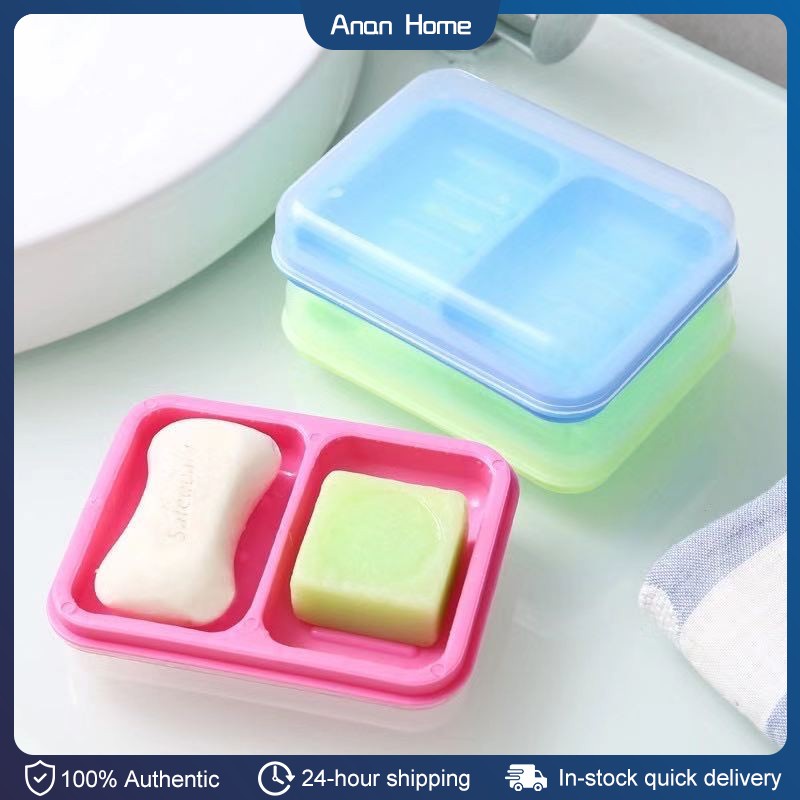 Plastic Soap Box Sealed With Cover Water Proof Household Travel Soap ...