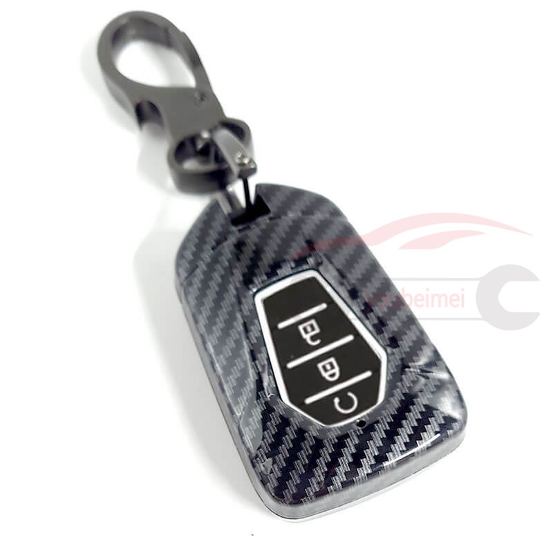 Isuzu Carbon Fibre ABS Car Key Case Remote Control Protector Cover ...