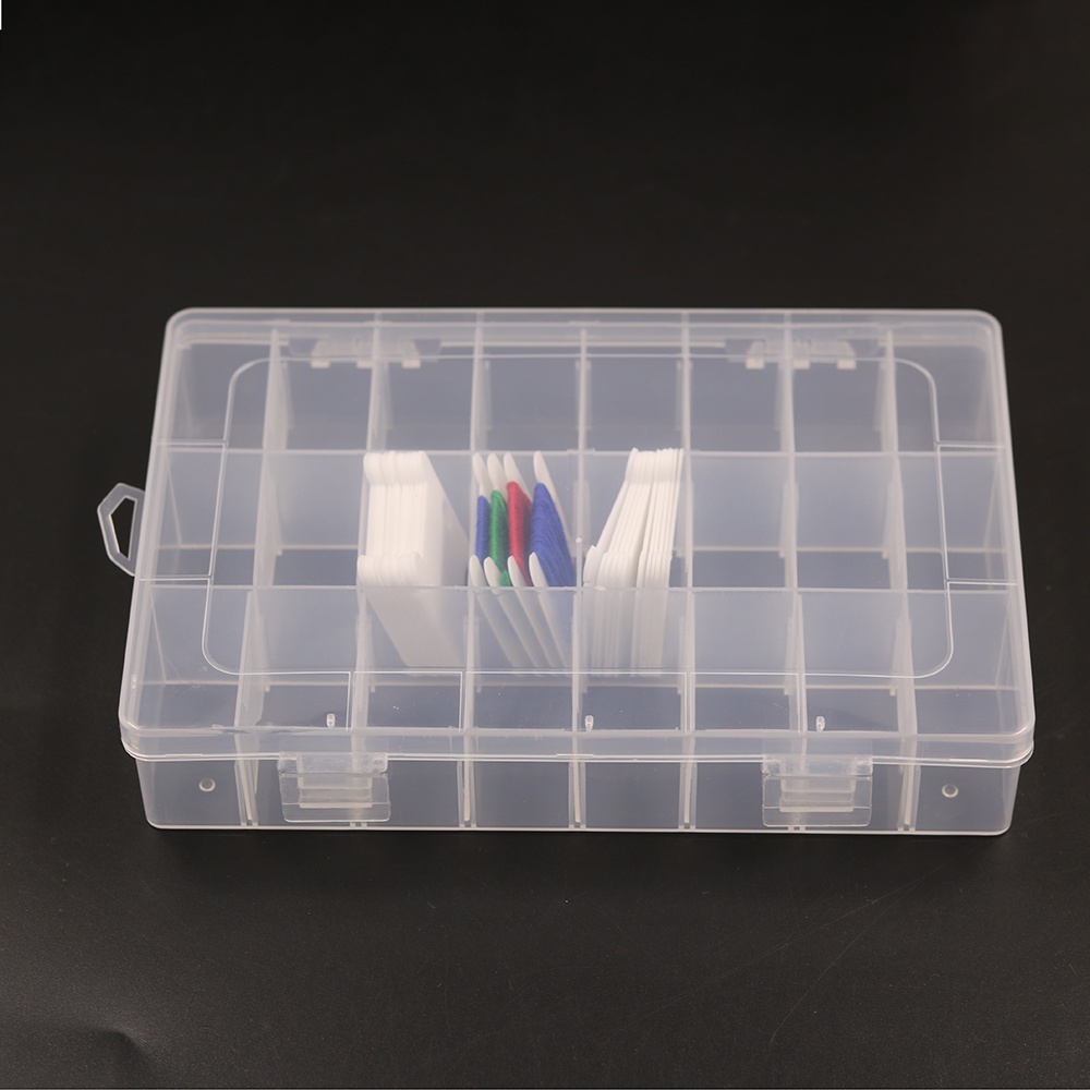 24 Grid Bobbins Winding Version Storage DIY Cross Stitch Sewing ...