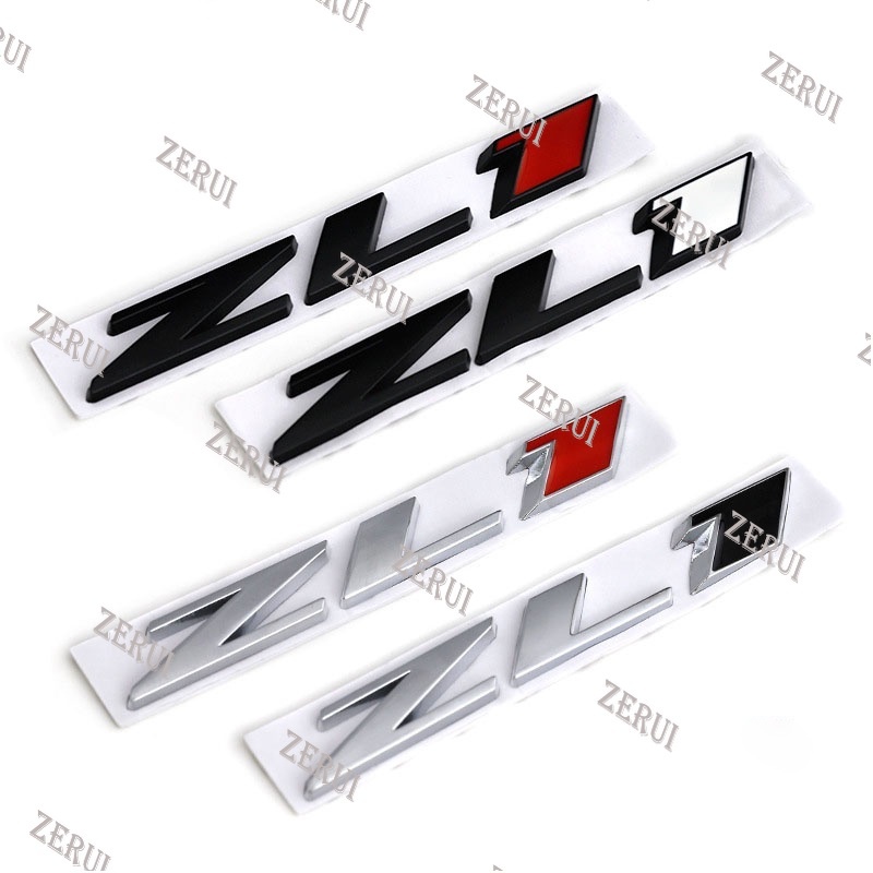 ZR For 3D Badge ZL1 Letters Logo Emblem Decals Car Stickers Car Styling ...