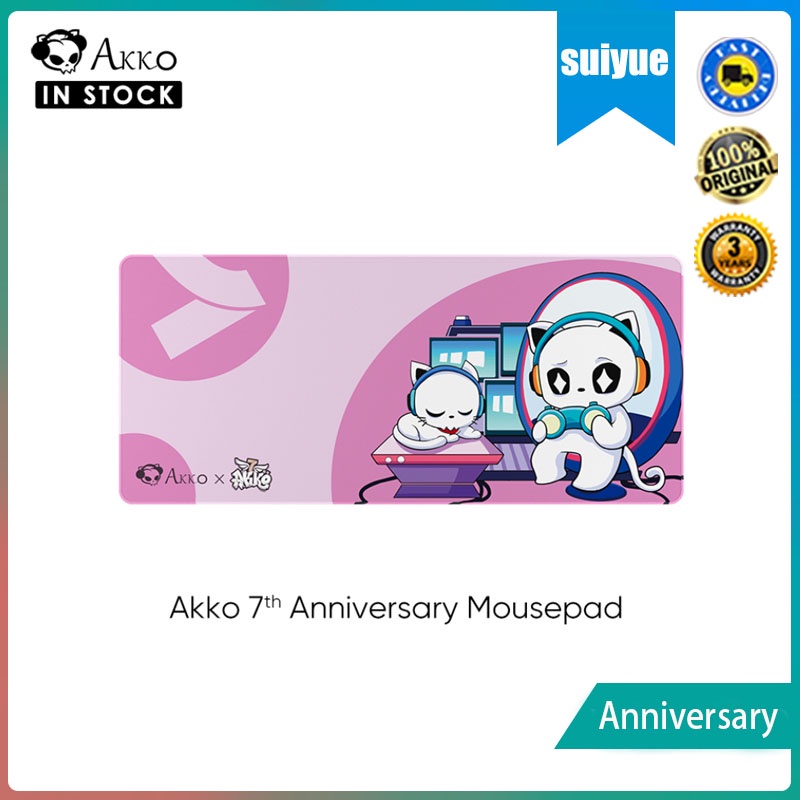 Akko 7th Anniversary Mouse Pad Extended 90cm*40cm, Big Gaming Mousepad ...