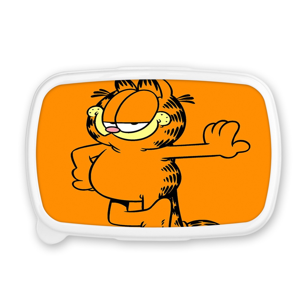 garfield Lunch Box 2-Compartments anime hot games plastic bento box ...