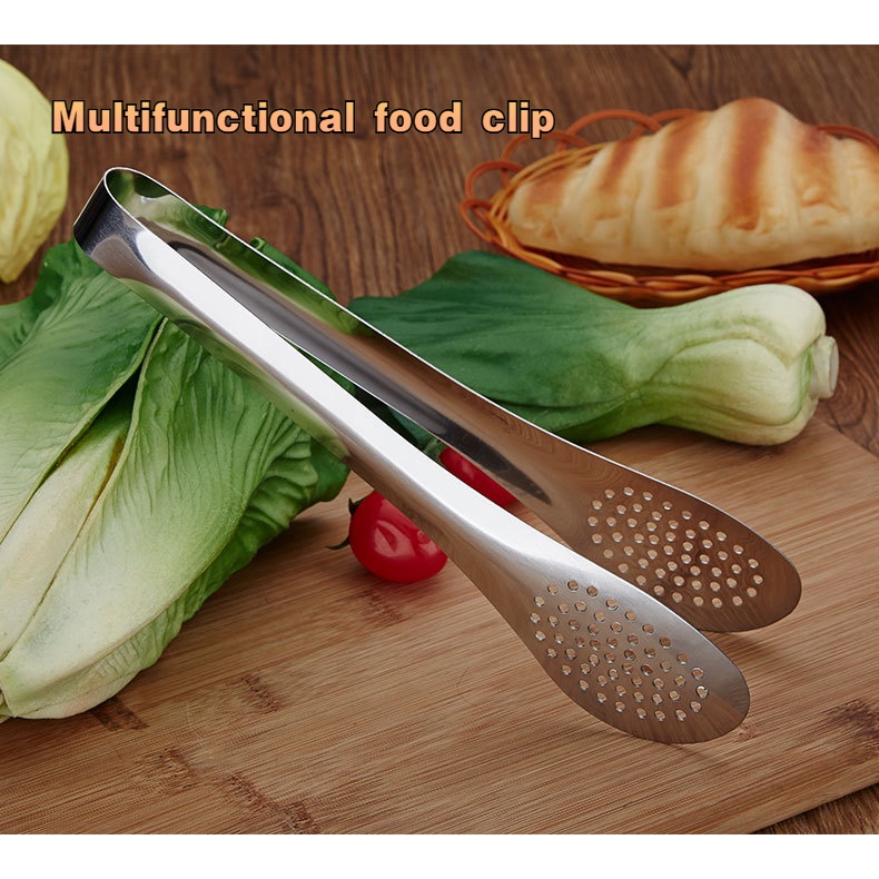 12/14 Inch Food Tongs Stainless Steel Food Clip Anti-Scalding Stainless ...