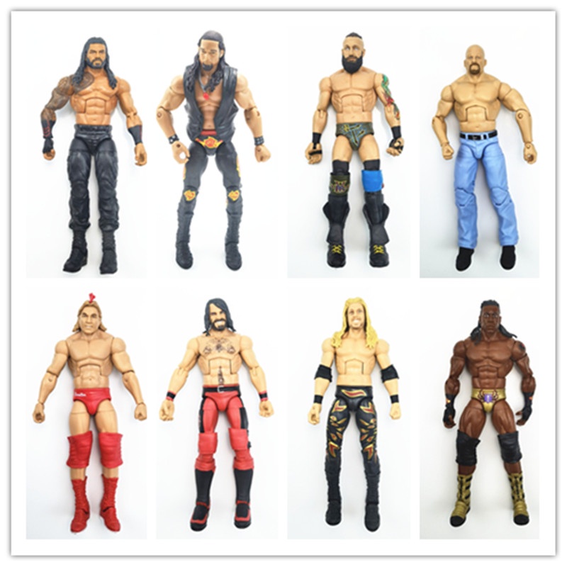 Mattel WWE Wrestler figure Super Action figure Model Collectible Wrestler Doll Toy | Shopee ...