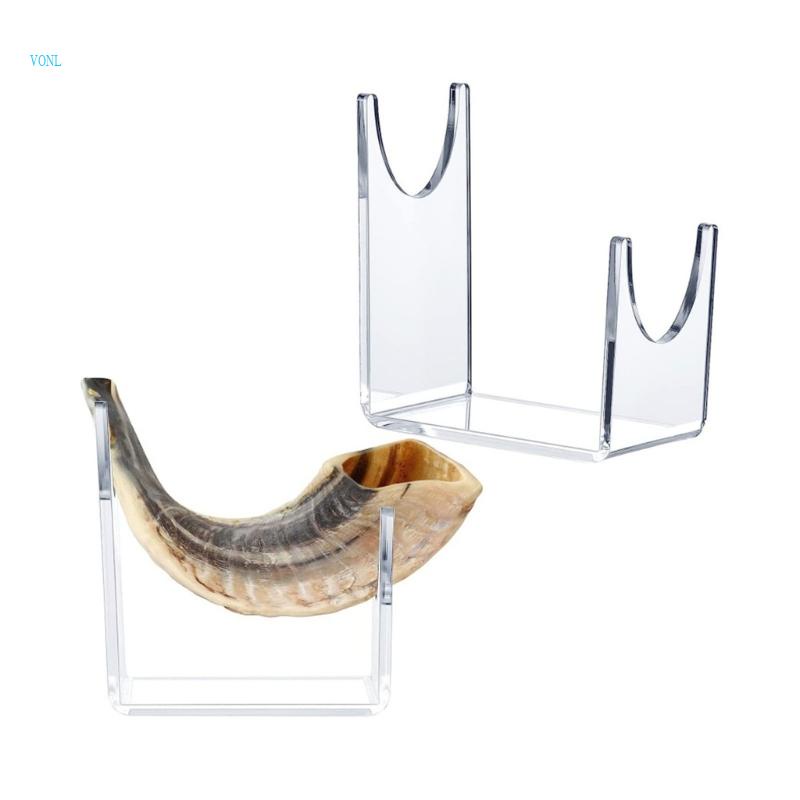 Vonl Shofar Stand Acrylic Shofar Display Stand For Shofar Horn Yemenite ...