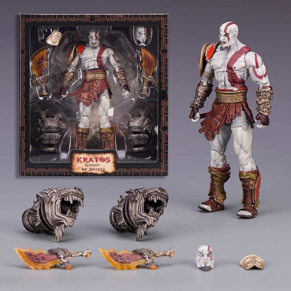 7" Scale NECA God of War 3 Ultimate Kratos Action Figure | Shopee ...