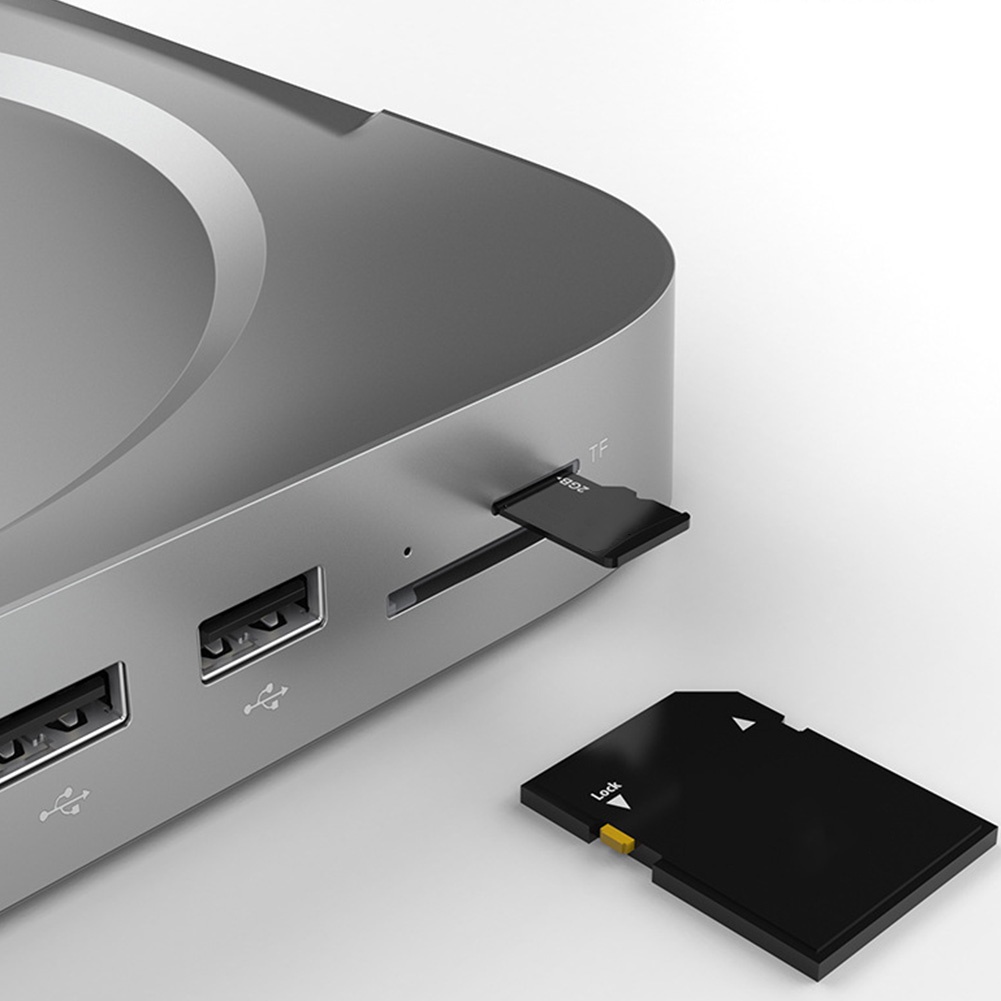 Type-C Hub with Hard Drive Enclosure HDD Case Docking Station for Mac ...