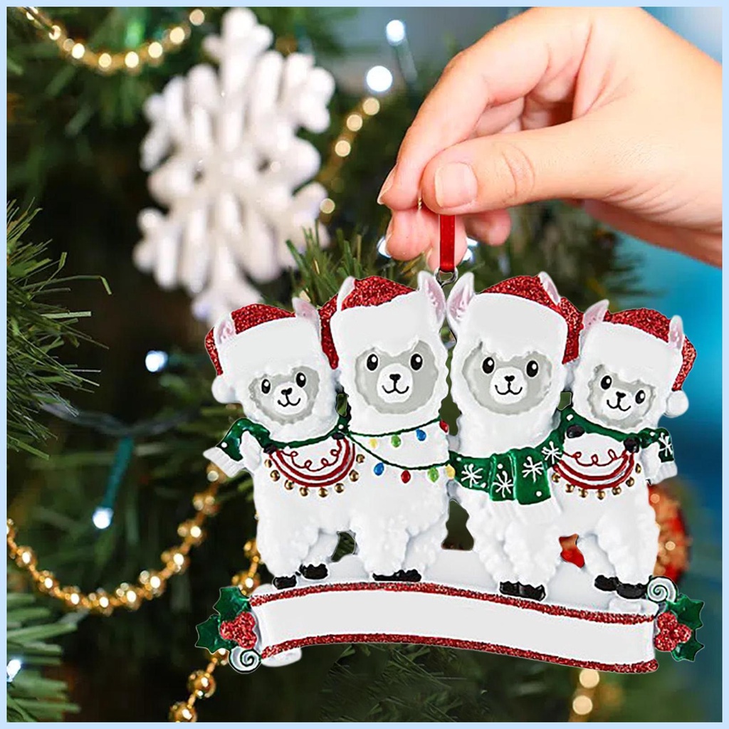 Alpaca Christmas Tree Ornament Farm Animal Alpaca Christmas Decorations ...