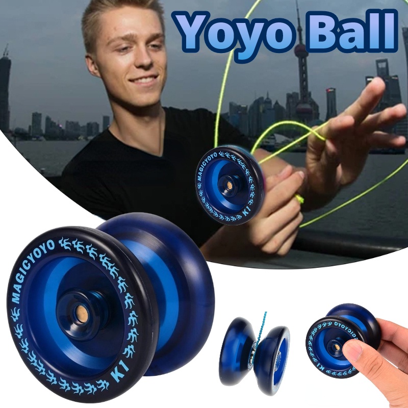 Yoyo Ball Professional Magic Yo-Yo Game Spin Bearing String Trick Toy ...