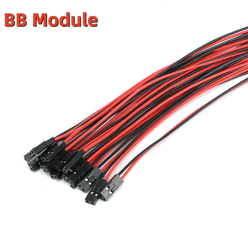 10pcs/lot 2PIN 2 Pin Female Jumper Connector Wire 24AWG 2P Dupont Cable For 3D Printer 10CM/20CM ...