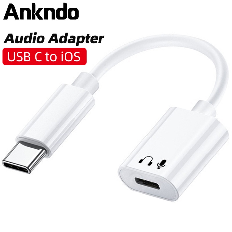 Ankndo USB Type C To Light//ning Charging Cable Adapter for Data Sync ...