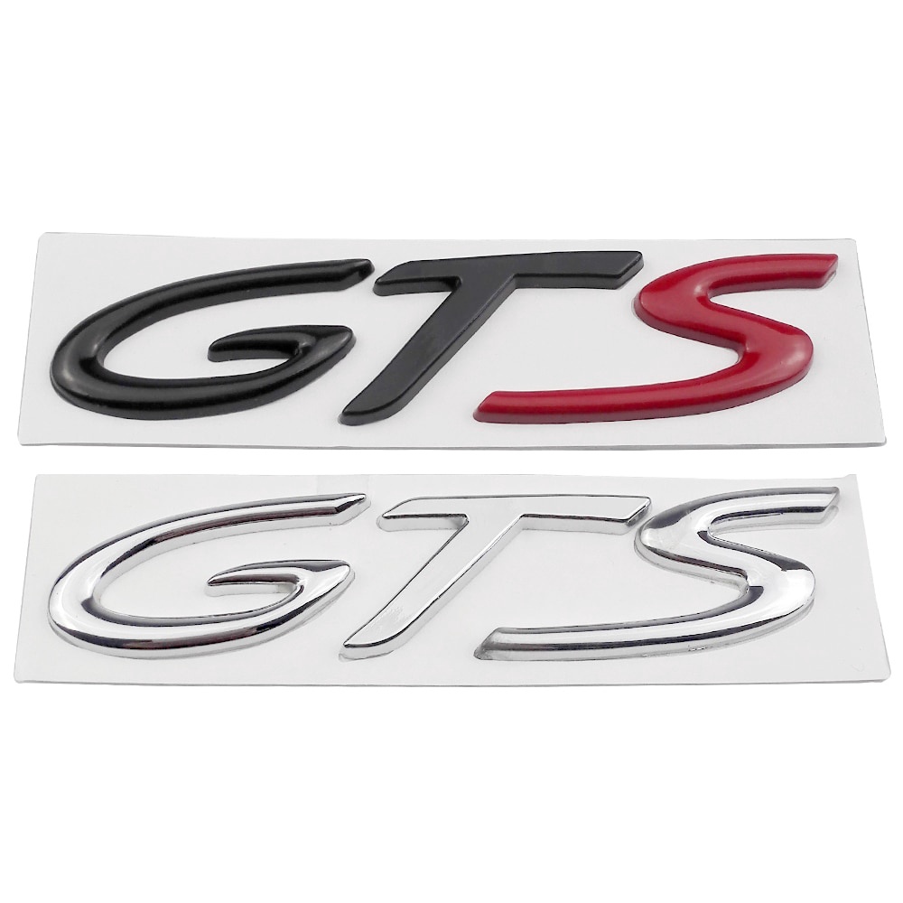 New upgrade GTS Letters Refitting Emblem Rear Tail Badge Sticker for Vw ...