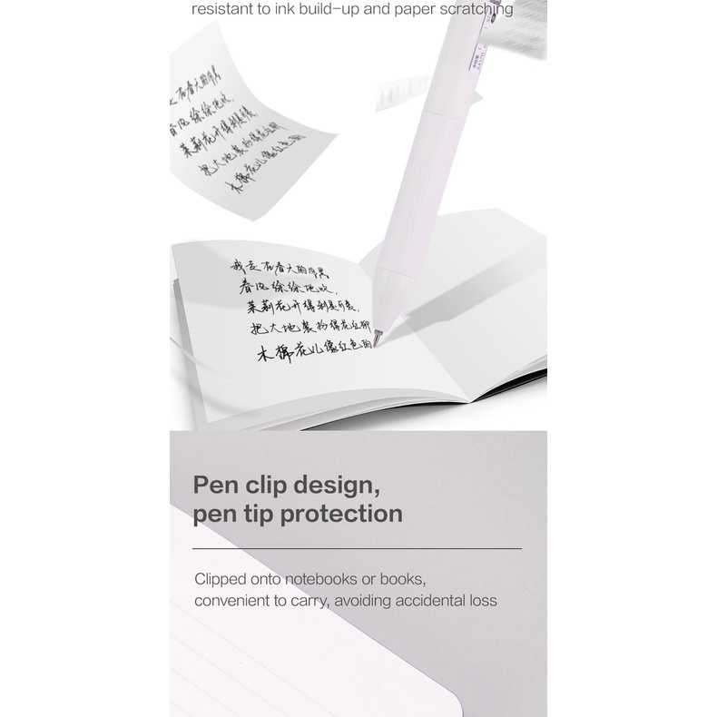 Deli SA170 Press Self-locking Gel Pen 0.5mm ST Head Black Ink | Shopee ...