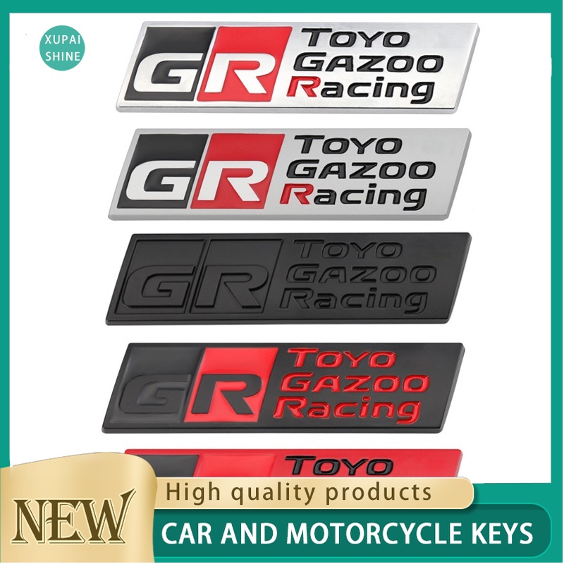 xps Car Sticker GR Gazoo Racing Badge Front Hood Grille Emblem Decal ...