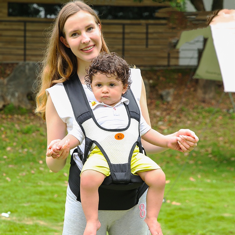 Baby Carrier Sling Belt with Hip Seat Ergonomic Front Facing Wrap ...
