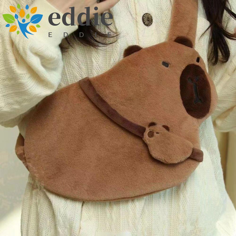 26EDIE Capybara Plush Bag, Capybara Stuffed Capybara Plush Chest Bag ...