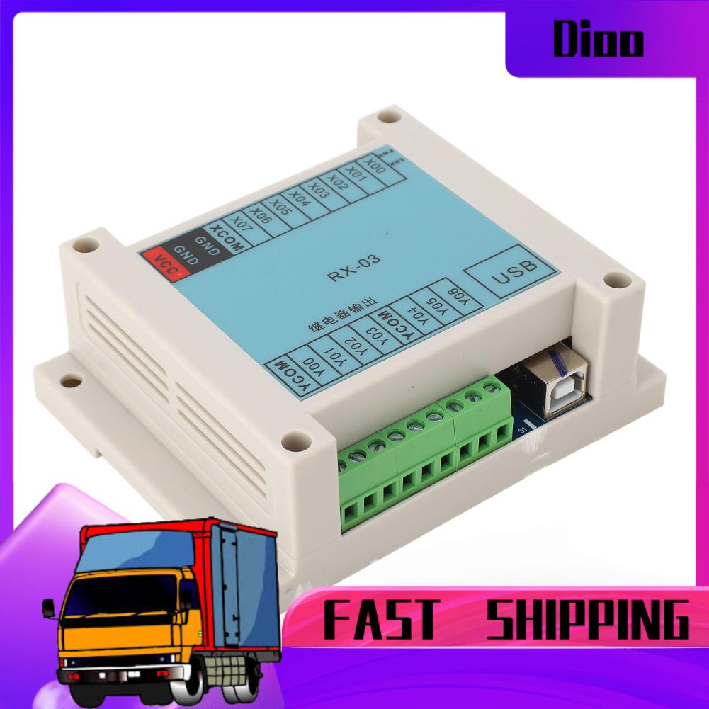 Dioo PLC Programmable Logic Controller 8 Input 7 Output Computer Phone Programming Industrial ...