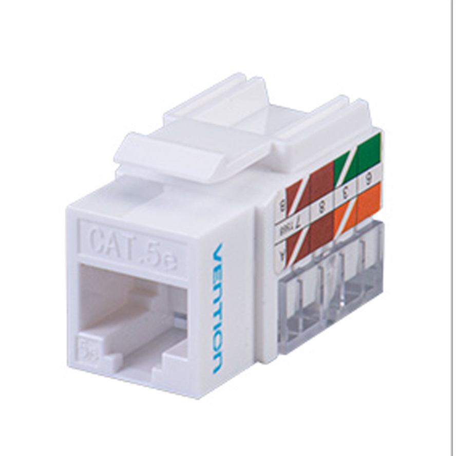 Vention UTP Keystone Ethernet Cable Jack for Wall Cabling (CAT5e, CAT6 ...
