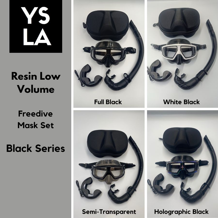 Resin Plastic Lens Low Volume Freedive Mask Set | Shopee Philippines