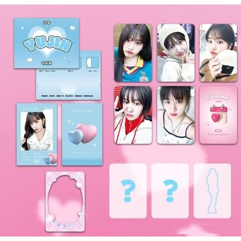 LIZ REI GAEUL YuJin LEESEO WONYOUNG IVE Kaji Card Collection Laser ...